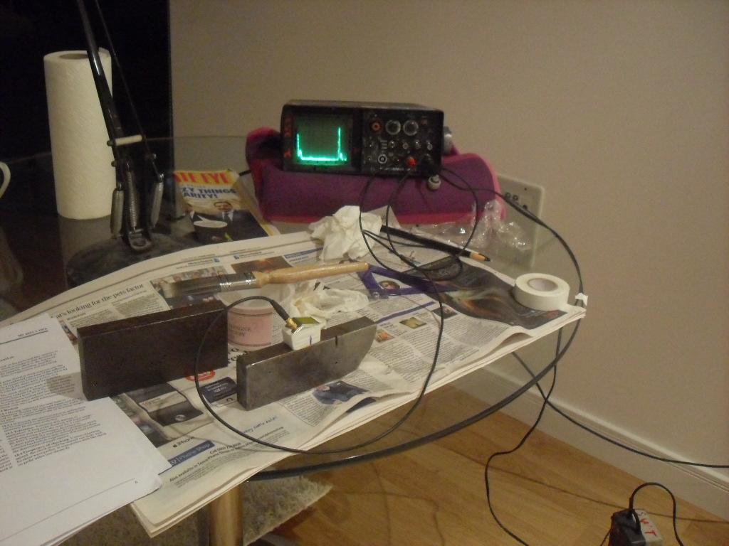 UT (Ultrasonic testing) - calibration and initial target location