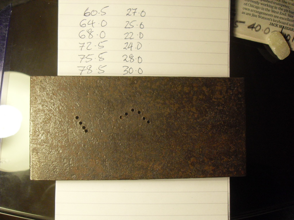 UT (Ultrasonic testing) - calibration and initial target location